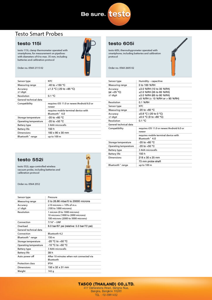 testo 557s Smart Vacuum Kit with filling hoses - Smart digital manifold ...