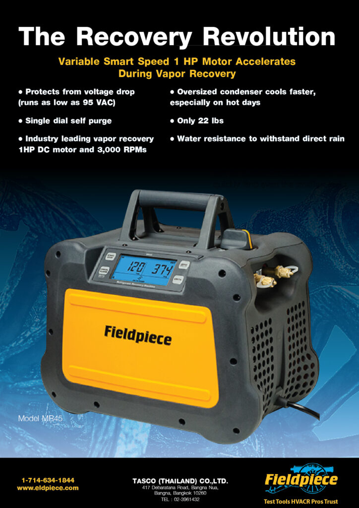 MR45 – Digital Recovery Machine - Tasco.co.th