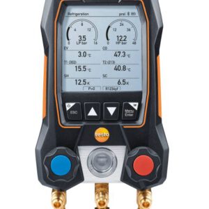 testo 550s Basic Kit - Smart digital manifold with fixed cable clamp ...