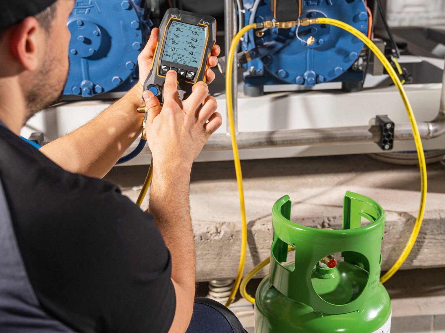 testo 560i kit - Digital refrigerant scale and intelligent valve with ...